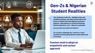 FUPRE Career Coaches Training Programme - By Sylvester EBHONU | PDF