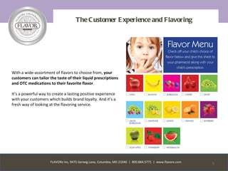 FLAVORx University - Customer Experience | PPT | Pharmaceutical ...