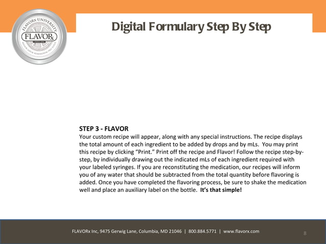 How To Use FLAVORx? | PPT
