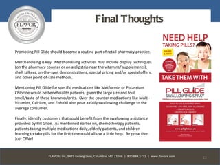 FLAVORx University - Swallowing Disorders and pill glide | PPT