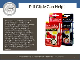 FLAVORx University - Swallowing Disorders and pill glide | PPT