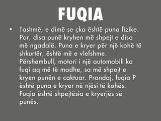 Fuqia,puna mekanike | PPTX