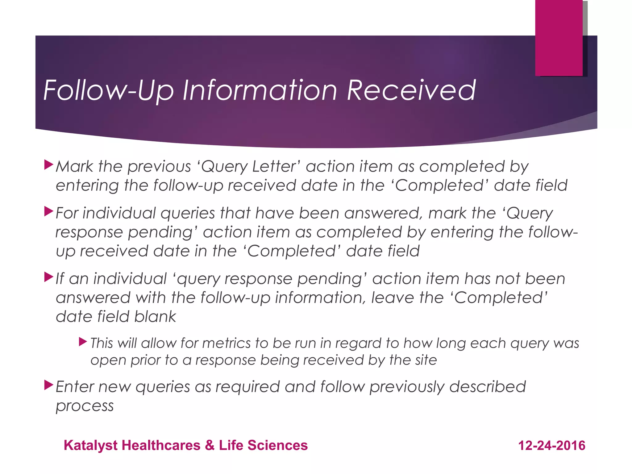 ARGUS Query Process Overview_Katalyst HLS | PPT