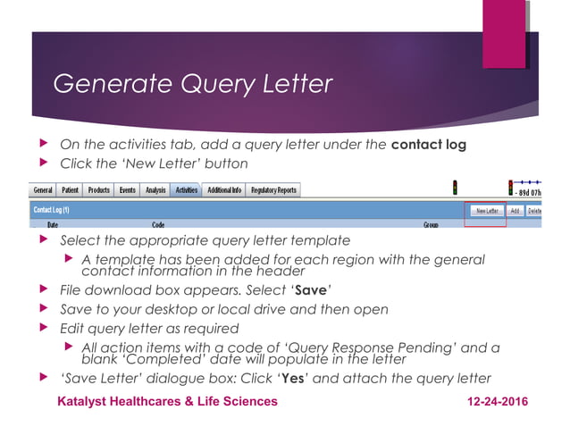 ARGUS Query Process Overview_Katalyst HLS | PPT