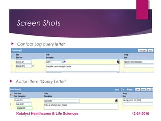 ARGUS Query Process Overview_Katalyst HLS | PPT