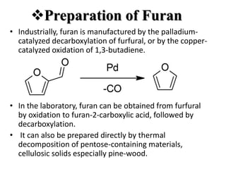 Furan & Thiophine PPT 2.pptxnekdmdmdmdmdmdmdm | PPTX