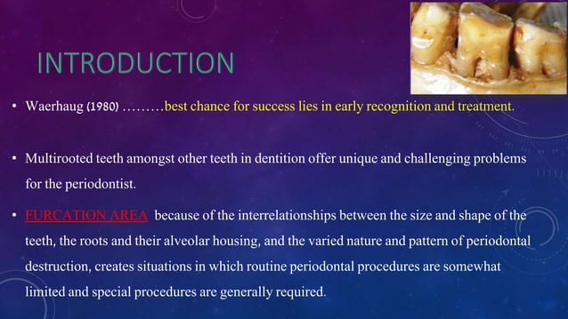 Furcation involvement and management | PPTX | Bone and Joint Conditions ...