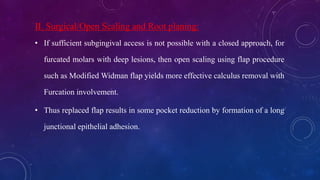 Furcation involvement and management | PPTX