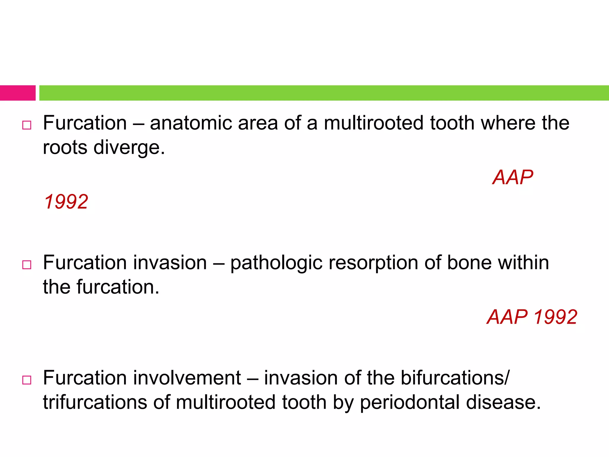 Furcation involvement | PPTX