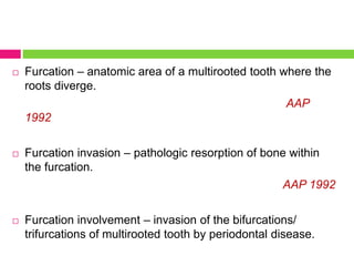 Furcation involvement | PPTX