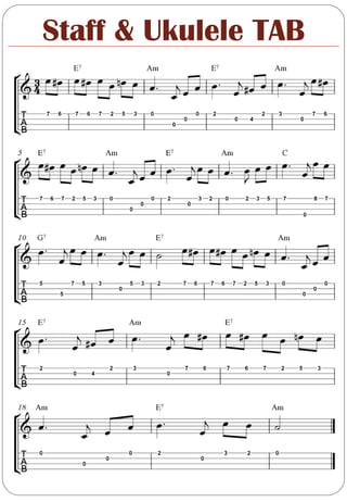Für Elise | Let's Play Ukulele | Free e-Guide | PDF