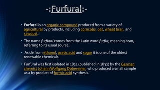 Furfural production by the hydrolysis | PPT