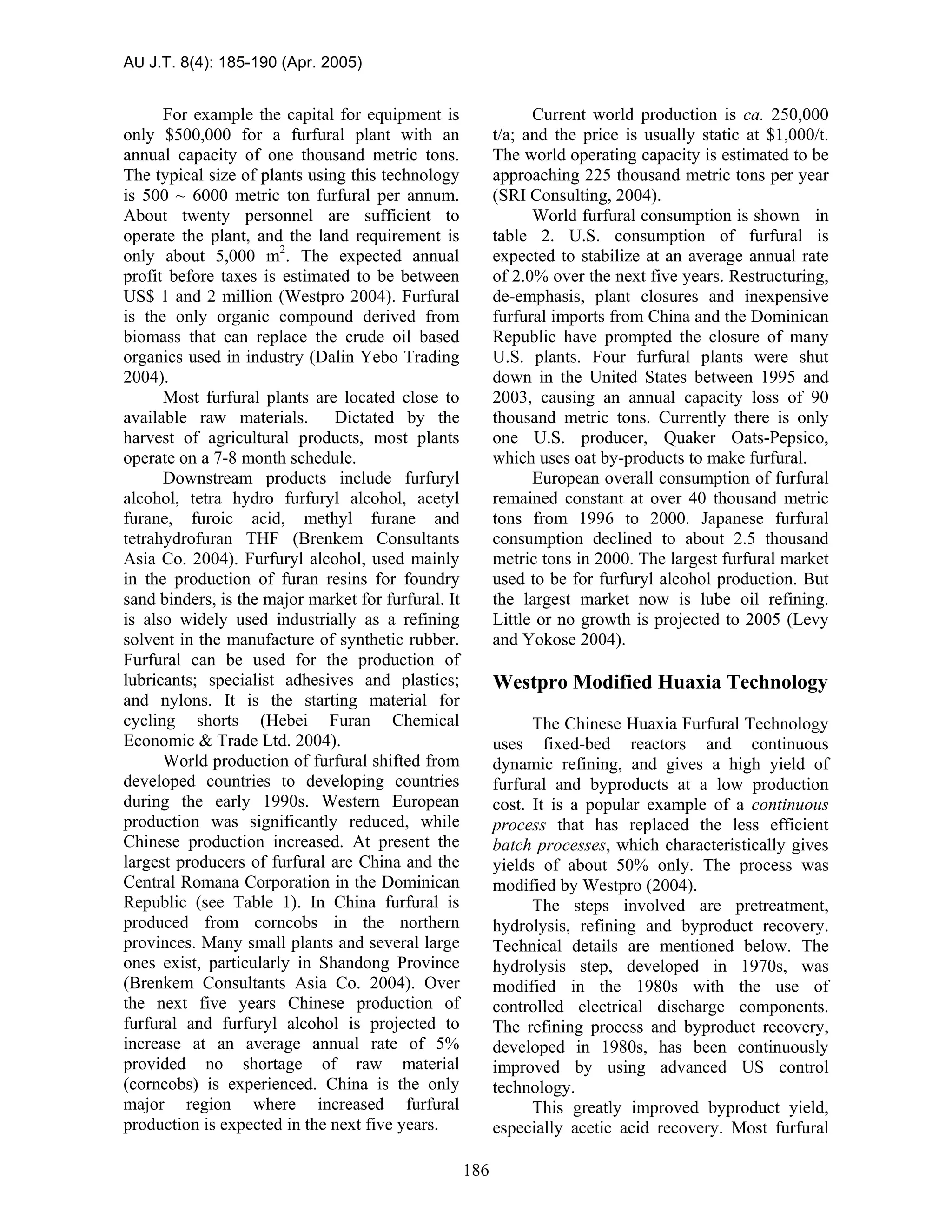 Furfural gold from garbage | PDF