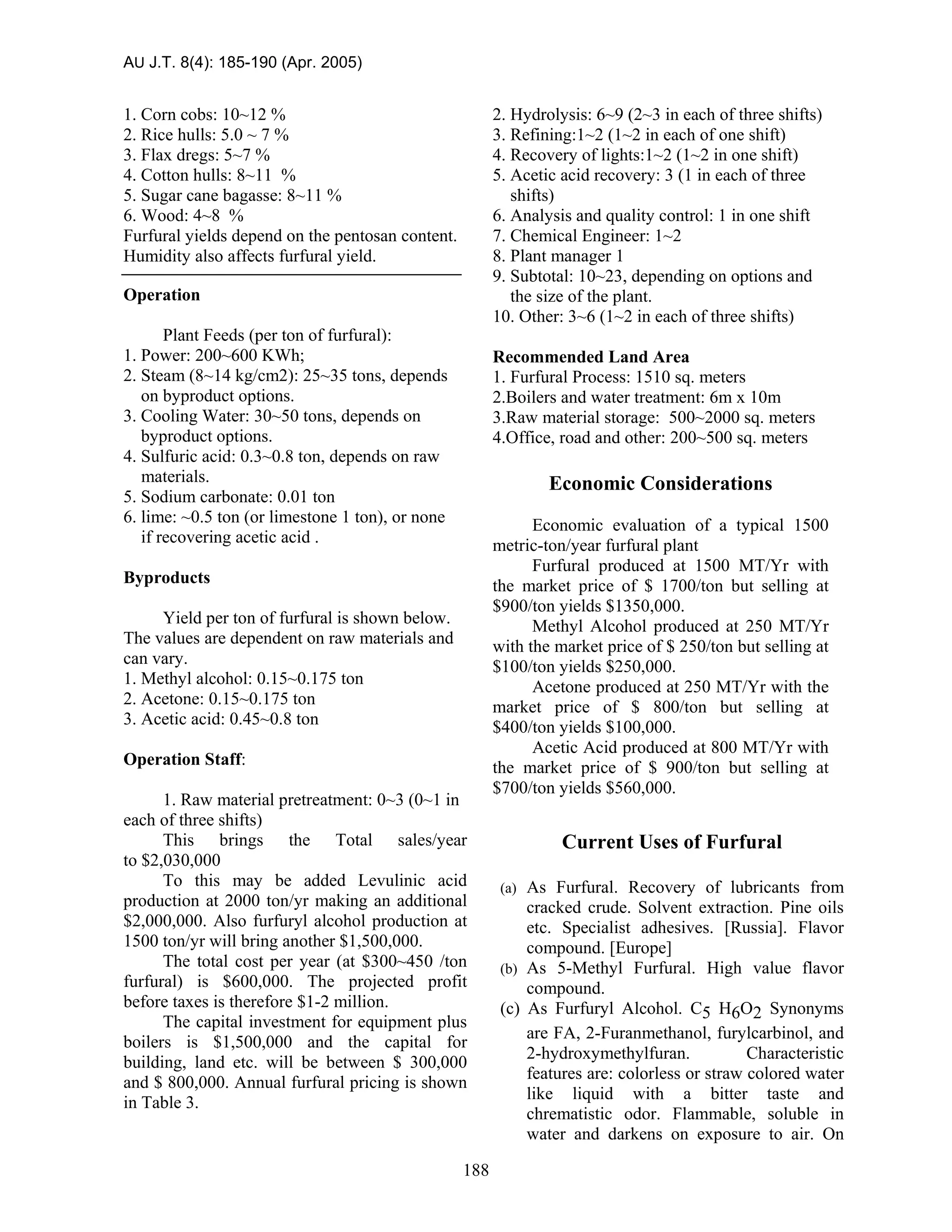 Furfural gold from garbage | PDF