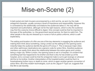Furious 7 Opening Scene Analysis | PPTX