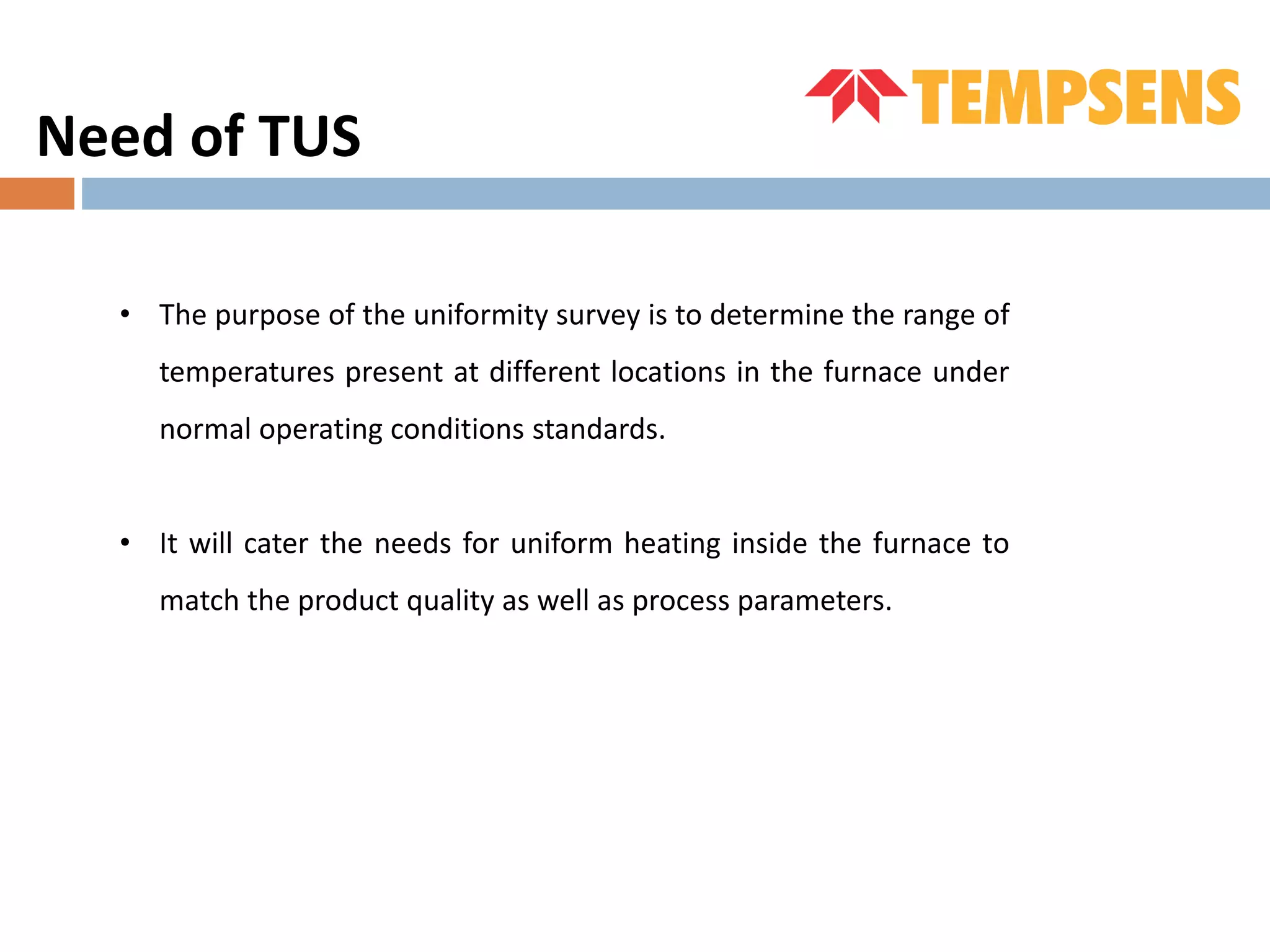 Furnace calibration - temperature uniformity survey | PPTX