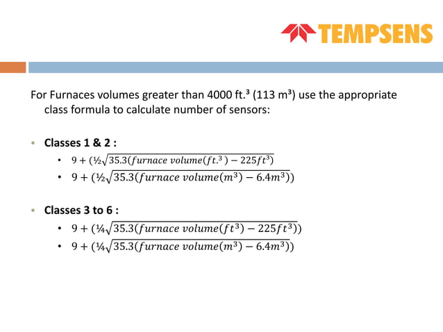 Furnace calibration - temperature uniformity survey | PPTX | Physics ...