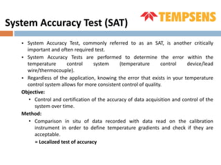 Furnace calibration - temperature uniformity survey | PPTX