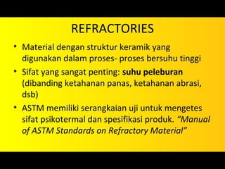 Furnace refractories, Cement, and Crete | PPT