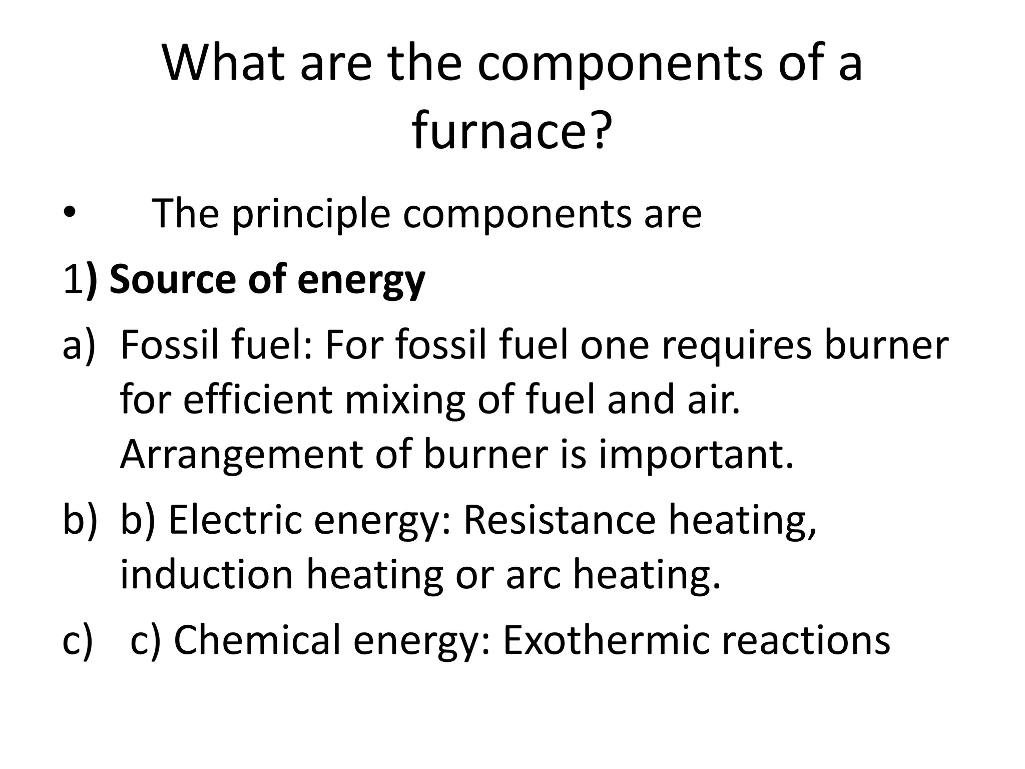 Furnaces | PPTX