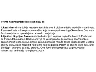 Furnir ( vrste i upotreba ) | PPT