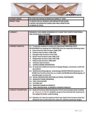 Furniture design and manufacturing 1 | DOC