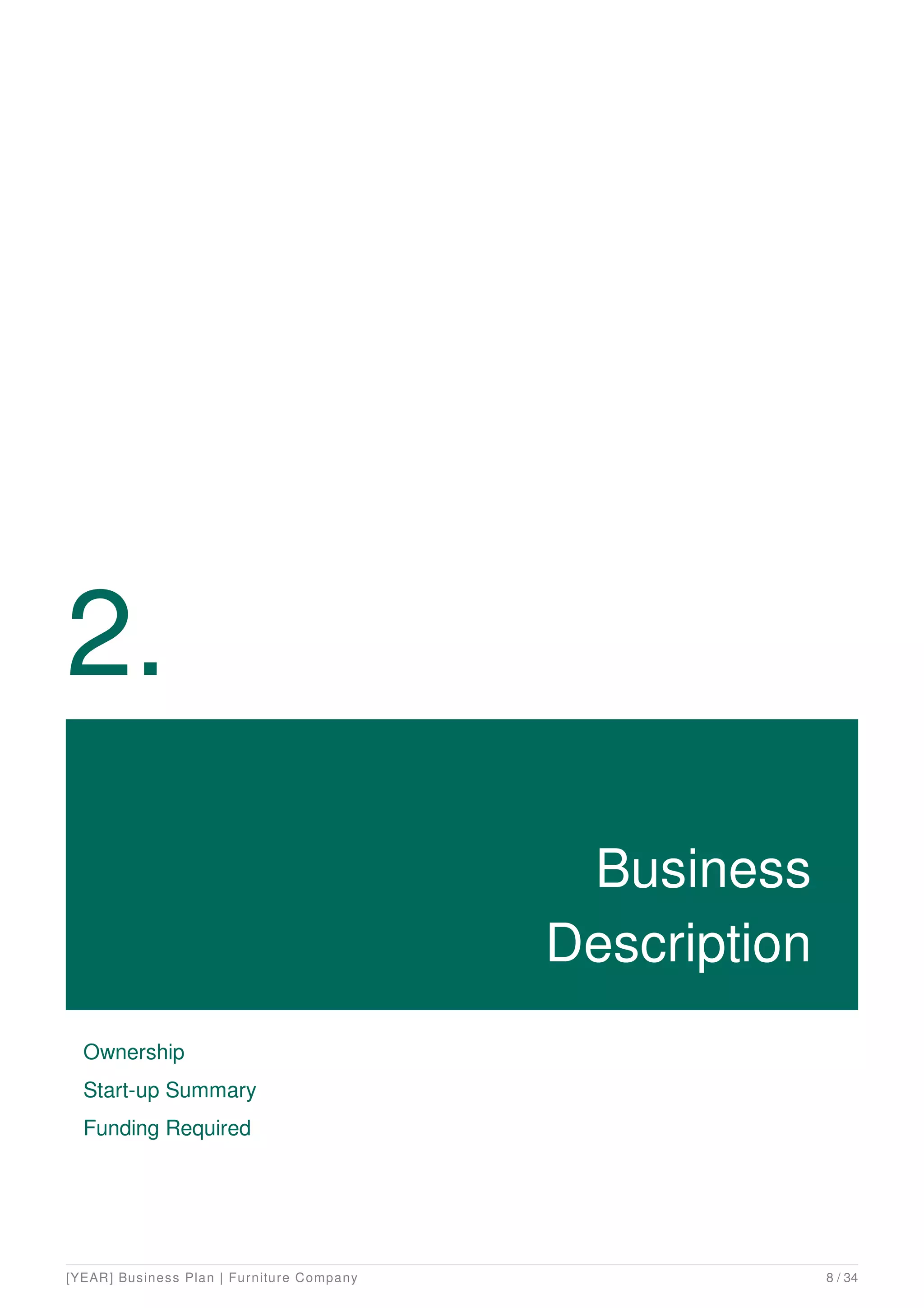 Furniture Manufacturing Business Plan Example | PDF