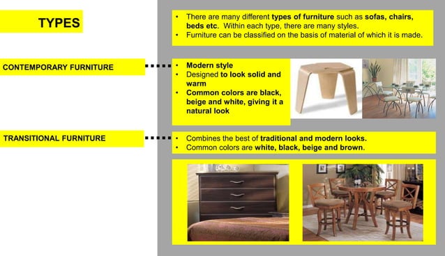 Furniture and furnishings | PPTX | Woodworking | Arts and Crafts