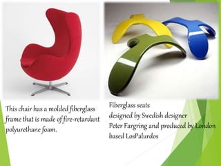 Types of materials using to make furnitures interior design VI sem 2017 ...