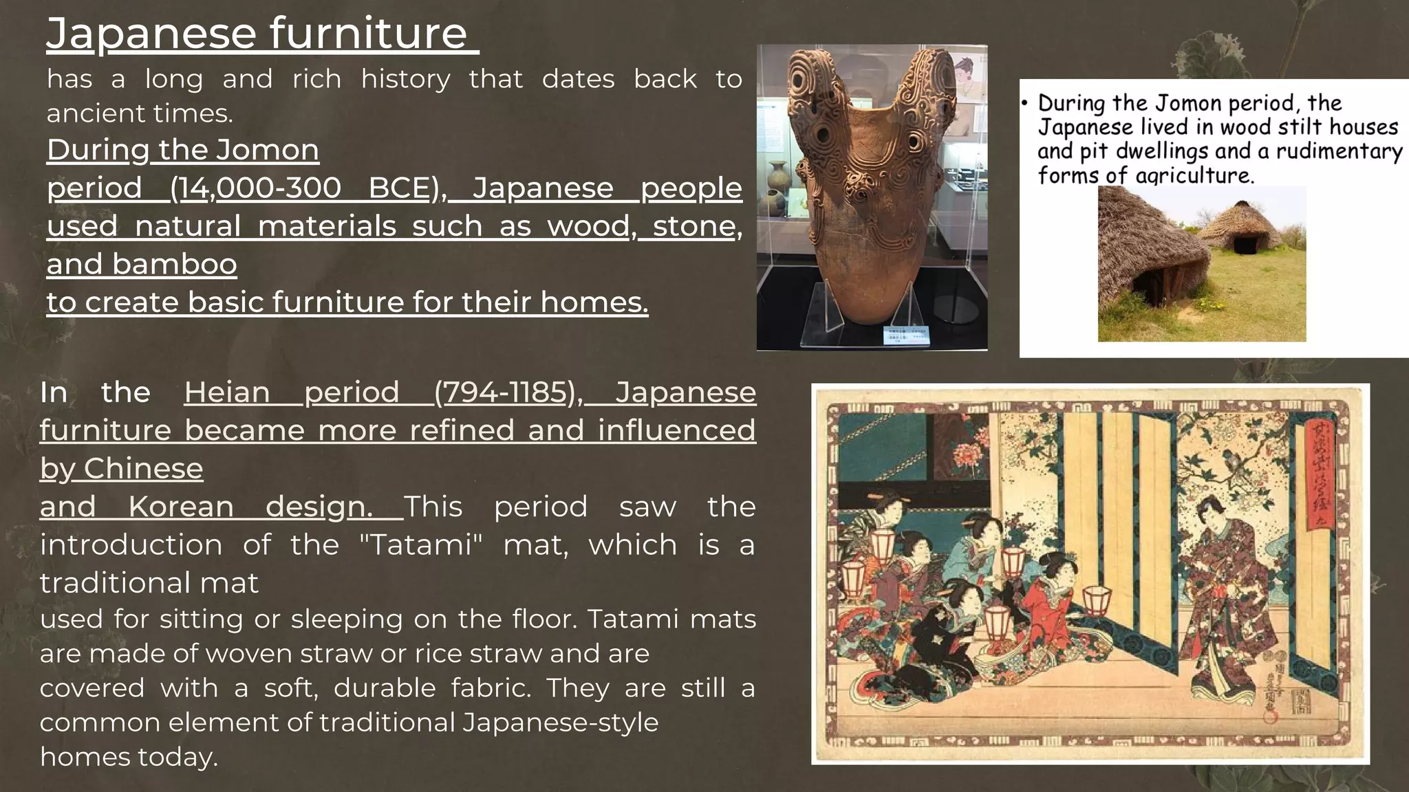 furniture design japnese furniture history details | PDF