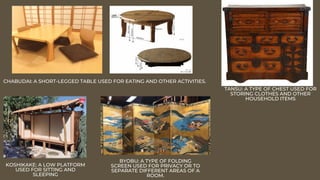 furniture design japnese furniture history details | PDF
