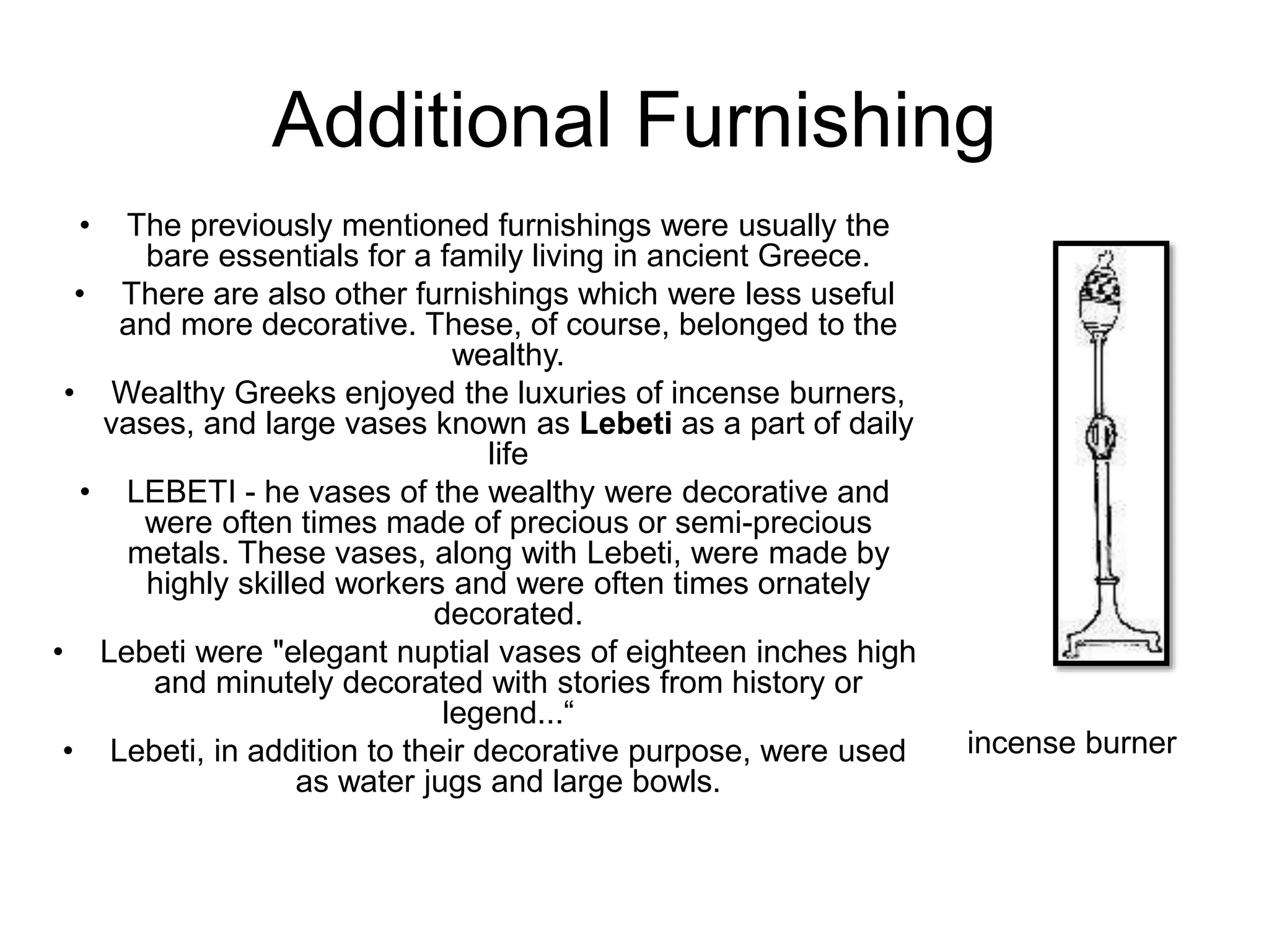 Furniture during Greek period | PPTX