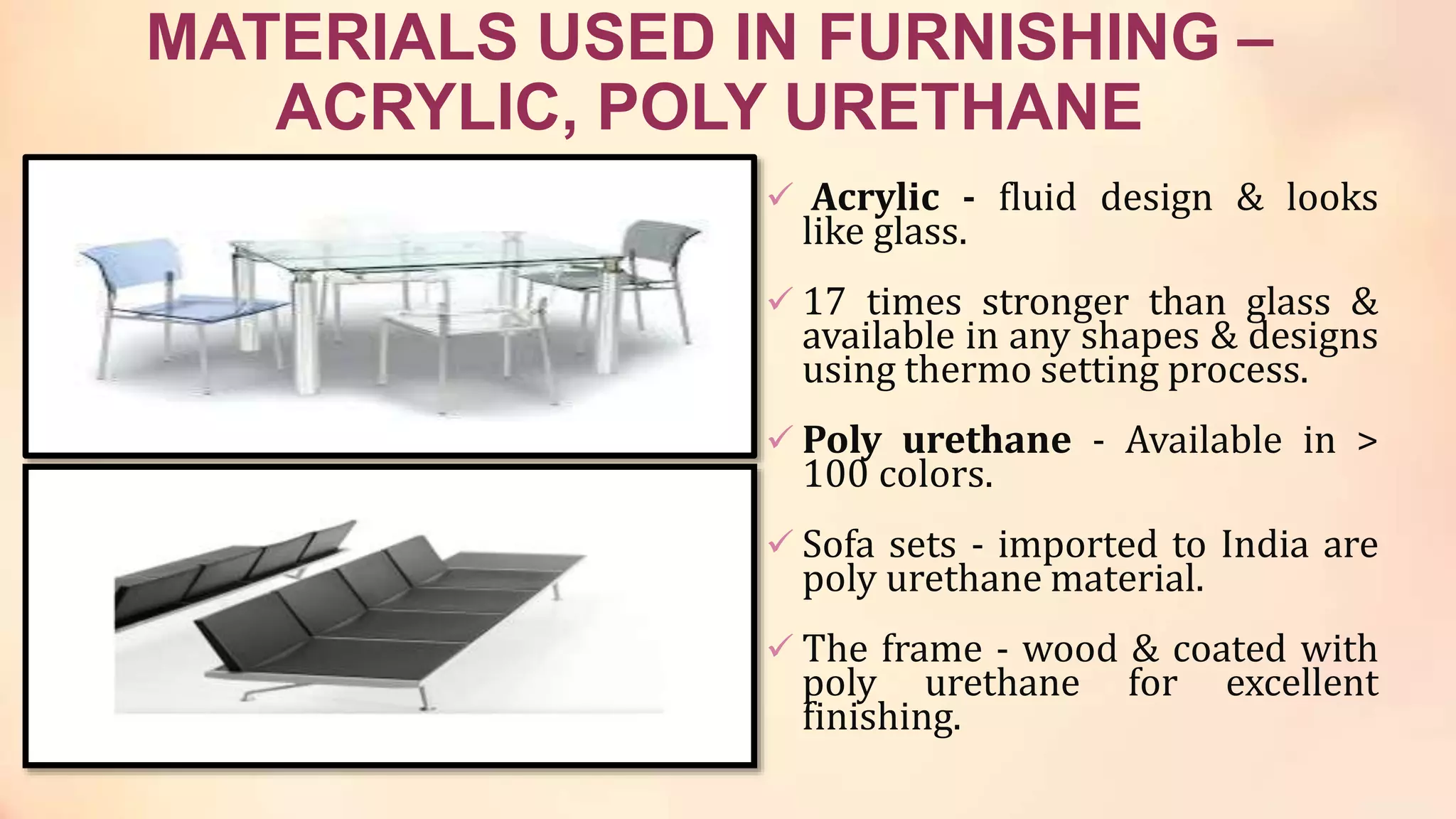 Furniture, Furnishing and Floor covering | PPT