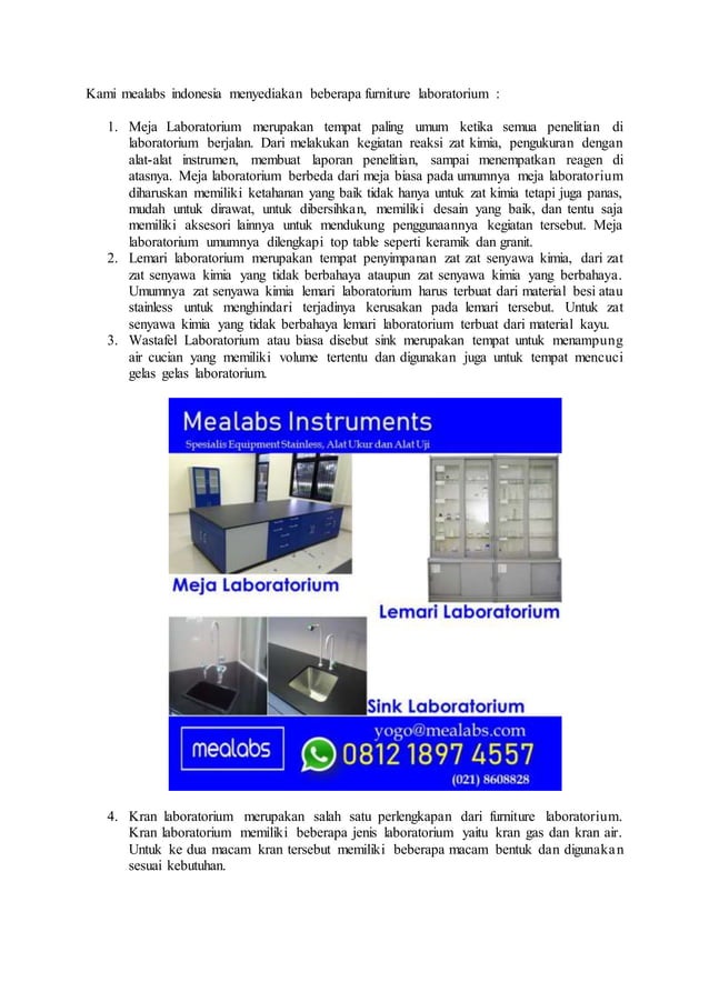 Furniture laboratorium | PDF