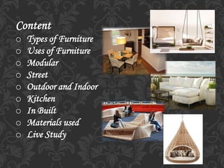 Furniture | PPTX
