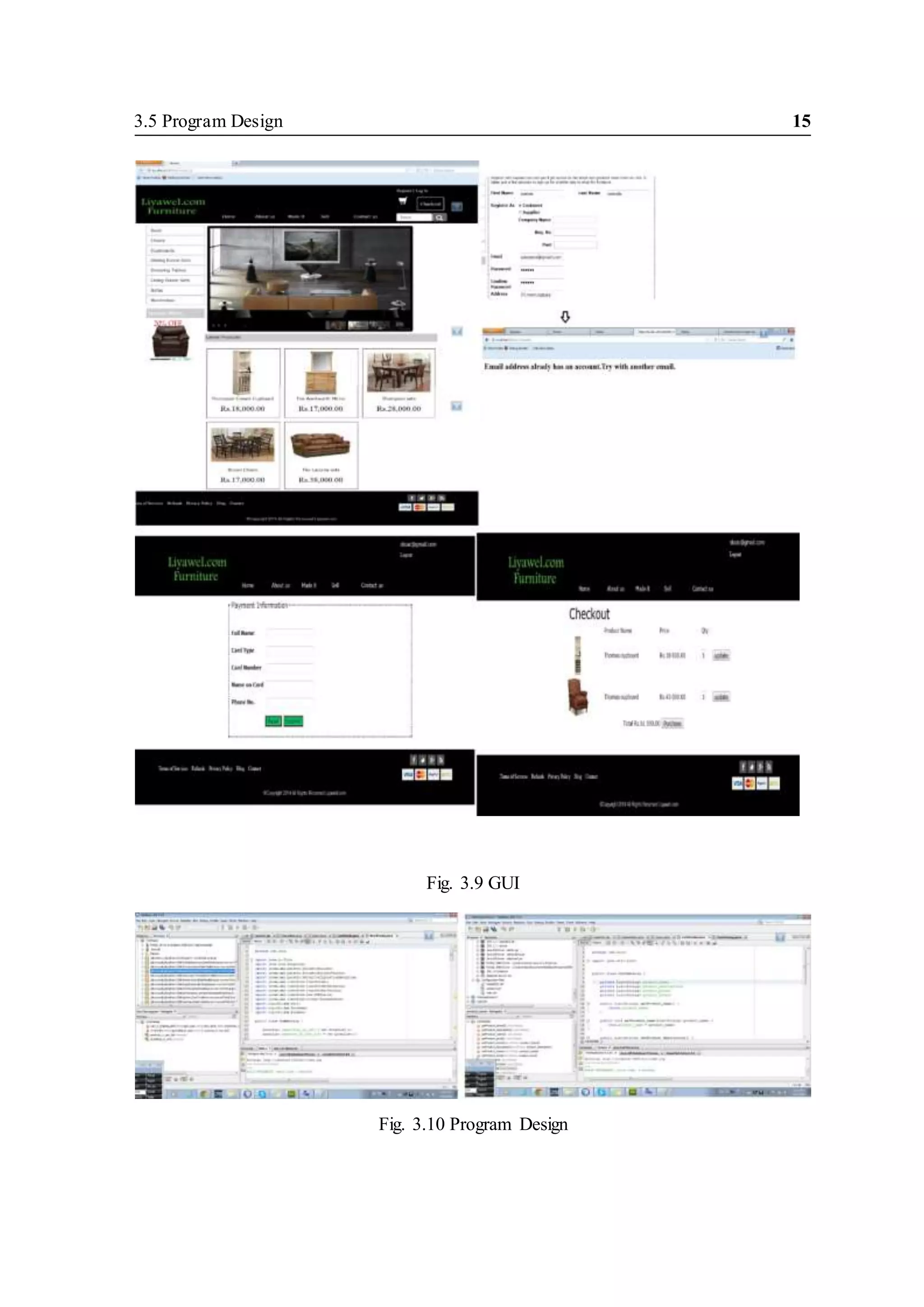 Furniture shop management system project report | DOCX