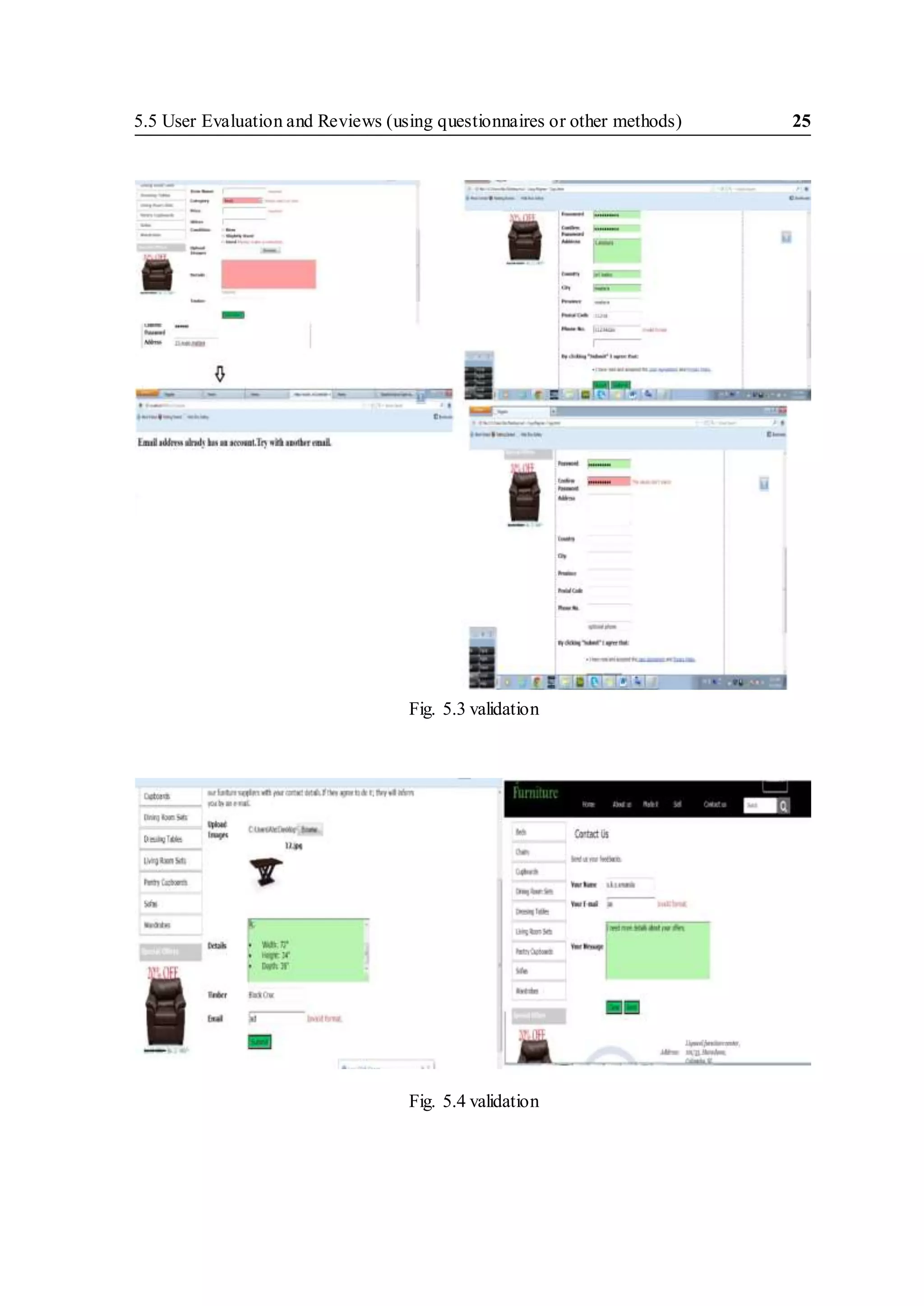 Furniture shop management system project report | DOCX