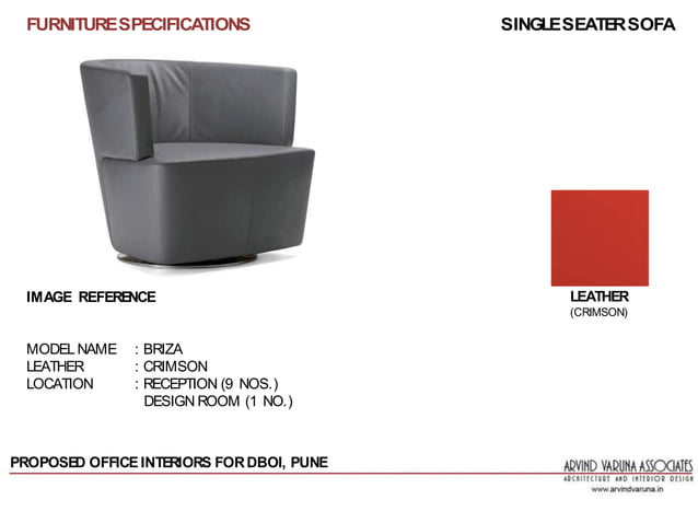 FURNITURE SPECIFICATIONS FOR A HOME INTERIOR | PPT