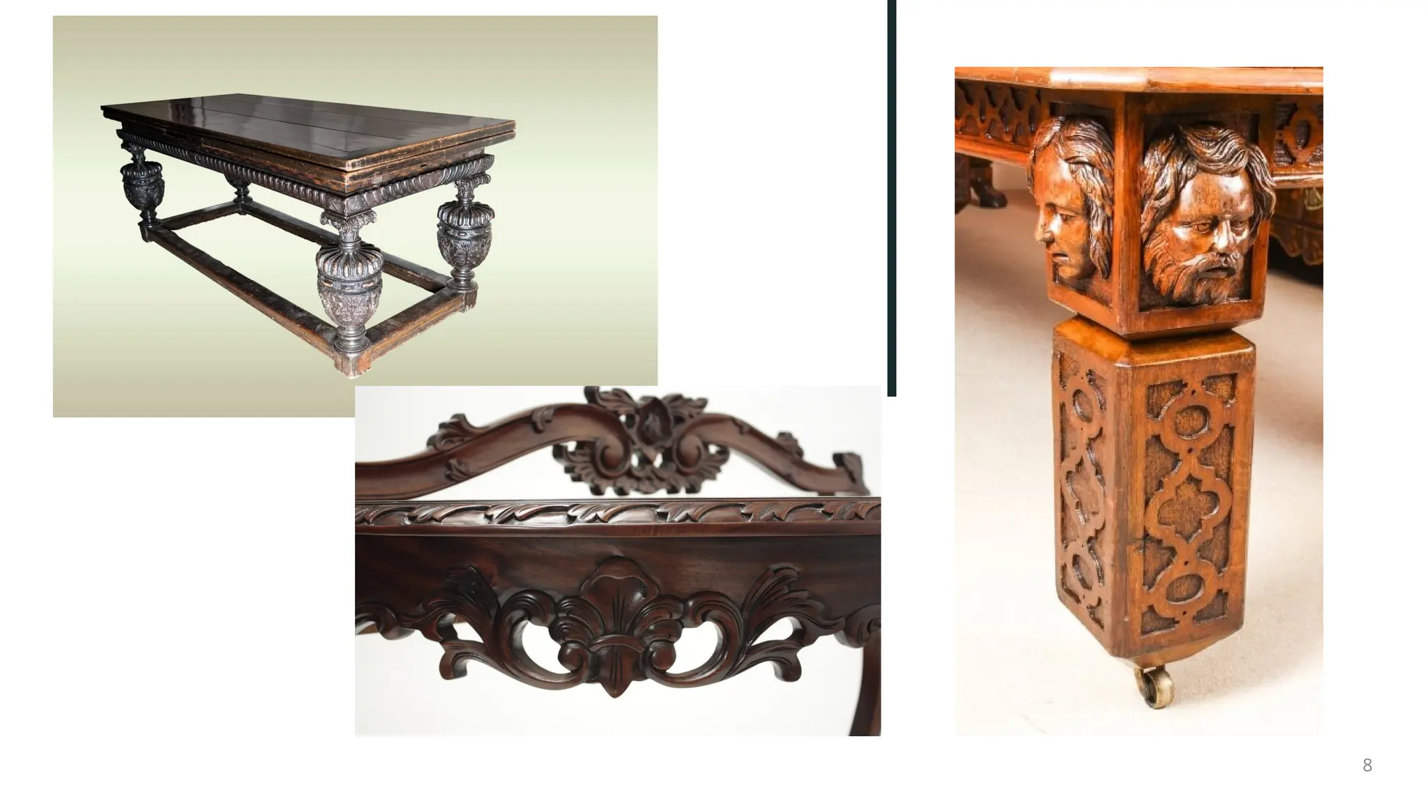 About Elizabethen and Heppel White furniture styles | PPTX