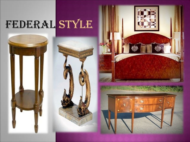Furniture styles development timeline | PPT