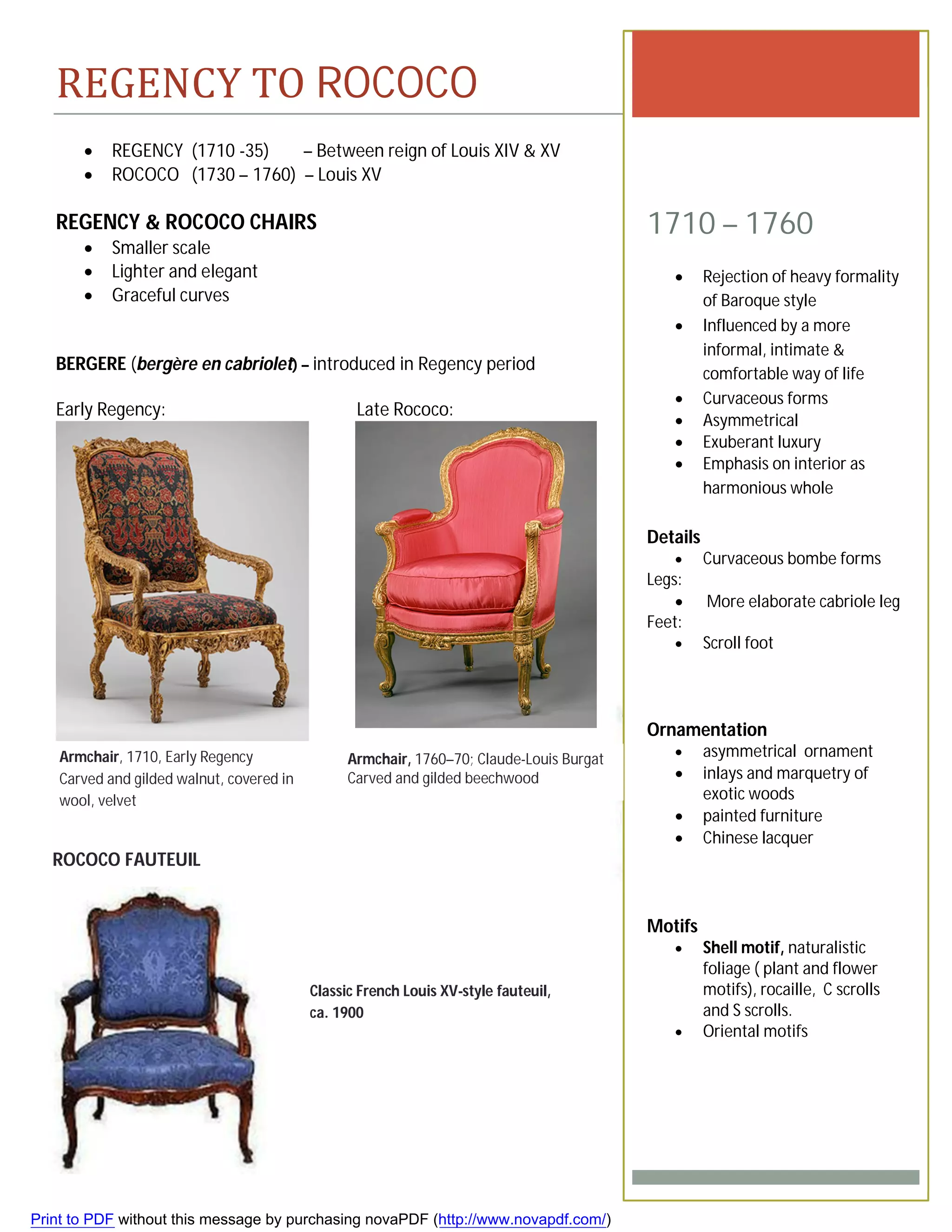 Furniture timeline assignment | PDF