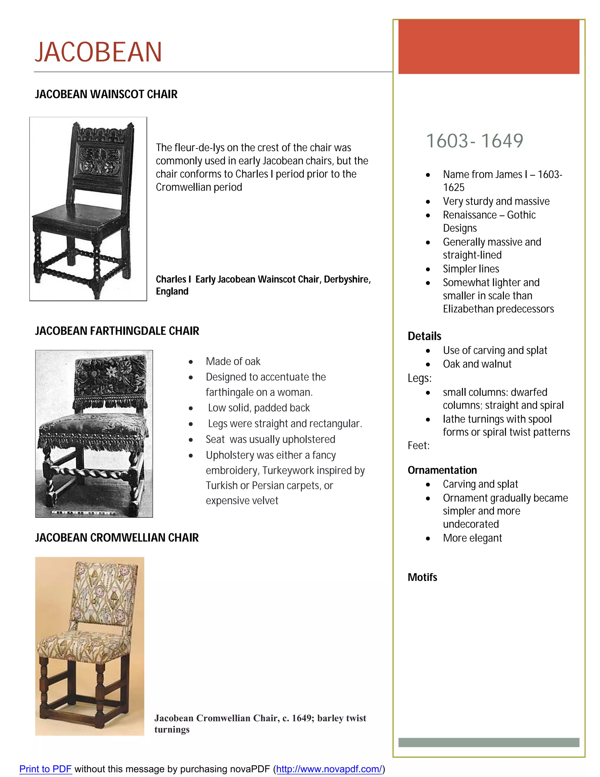 Furniture timeline assignment | PDF