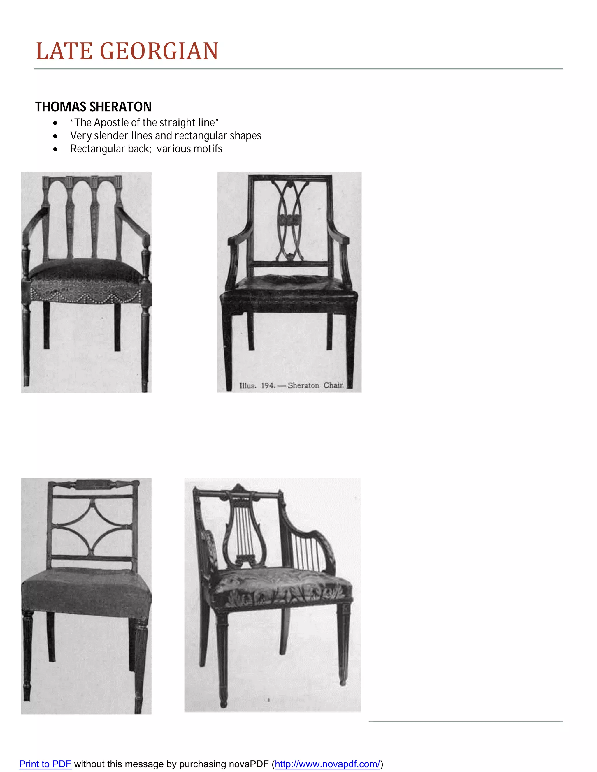 Furniture timeline assignment | PDF
