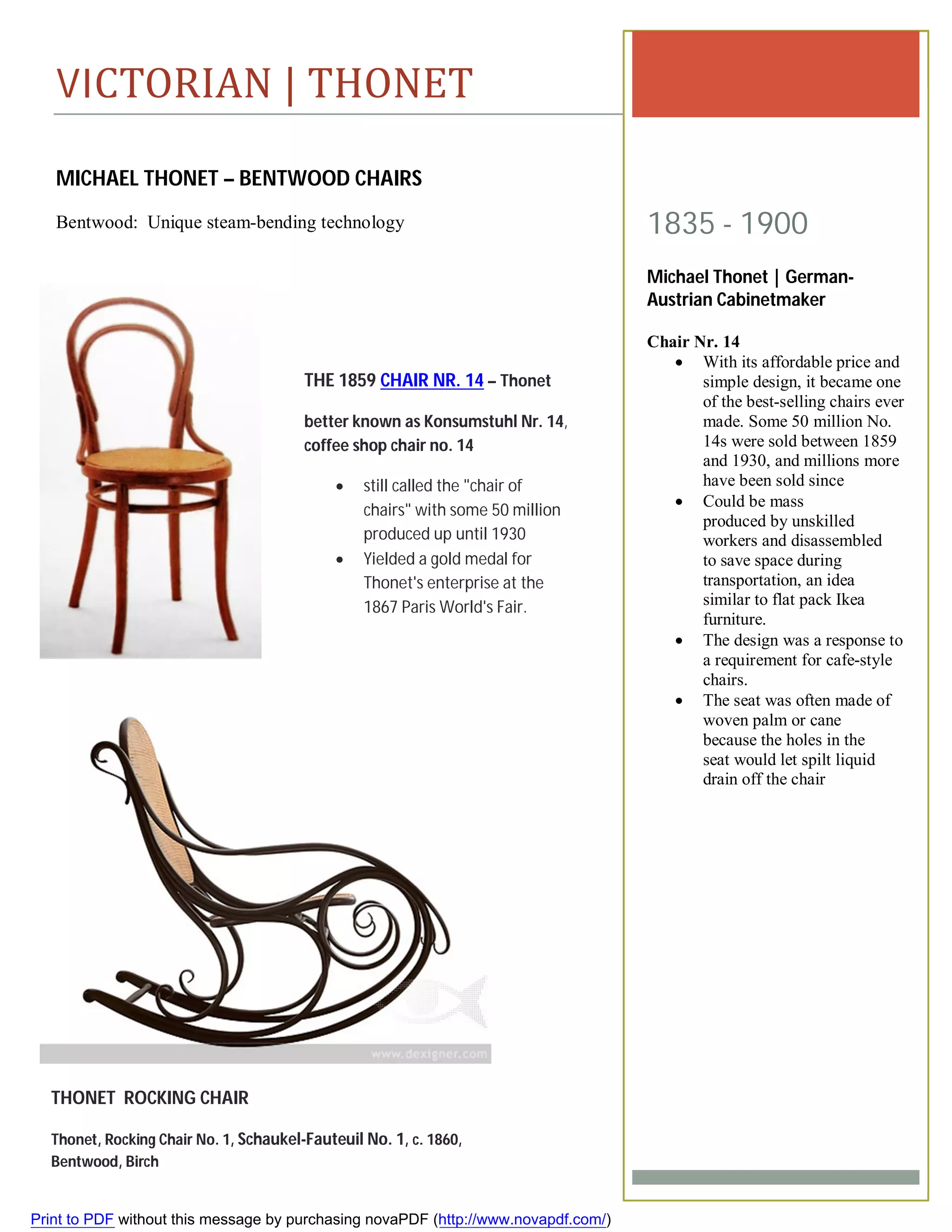 Furniture timeline assignment | PDF