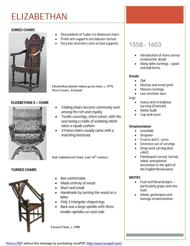 Furniture timeline assignment | PDF