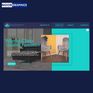 furniture website UI/UX Design | PDF