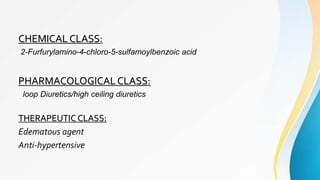 LASIX - Furosemide(loop diuretics) | PPTX