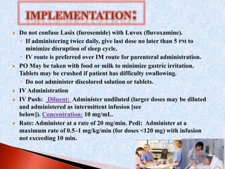 Furosemide by karishma | PPTX
