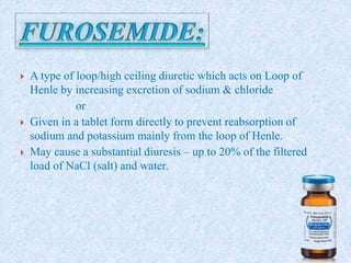 Furosemide by karishma | PPTX