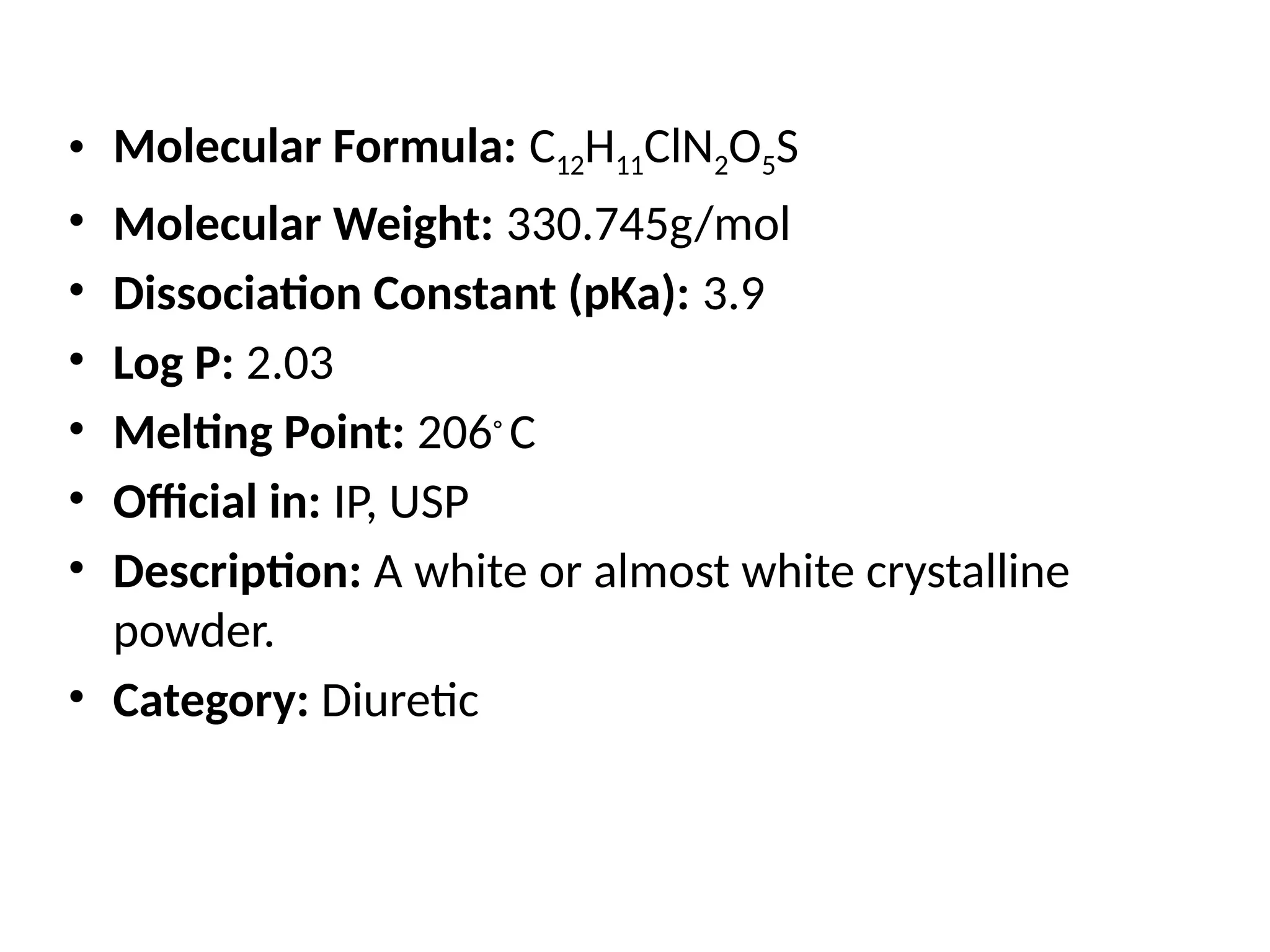 Furosemide drug information presentation | PPTX